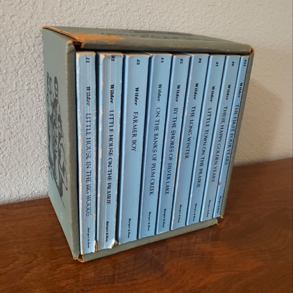 Other | Vintage 1971 Complete Book Set Laura Ingalls Wilder Little ...